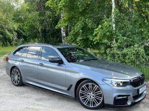 Grey BMW 525 2018 in Vilnius, with an engine capacity of 2.00 L and mileage of 211 thousand km for 16600 €, photo  on AUTOMOTO.COM.LV