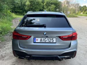 Grey BMW 525 2018 in Vilnius, with an engine capacity of 2.00 L and mileage of 211 thousand km for 16600 €, photo 5 on AUTOMOTO.COM.LV
