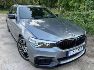 Grey BMW 525 2018 in Vilnius, with an engine capacity of 2.00 L and mileage of 211 thousand km for 16600 €, photo 6 on AUTOMOTO.COM.LV