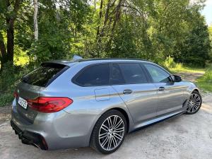 Grey BMW 525 2018 in Vilnius, with an engine capacity of 2.00 L and mileage of 211 thousand km for 16600 €, photo 7 on AUTOMOTO.COM.LV