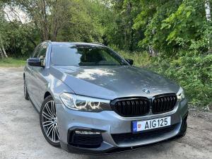 Grey BMW 525 2018 in Vilnius, with an engine capacity of 2.00 L and mileage of 211 thousand km for 16600 €, photo 10 on AUTOMOTO.COM.LV