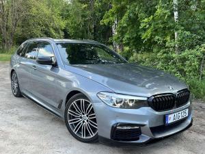 Grey BMW 525 2018 in Vilnius, with an engine capacity of 2.00 L and mileage of 211 thousand km for 16600 €, photo 14 on AUTOMOTO.COM.LV