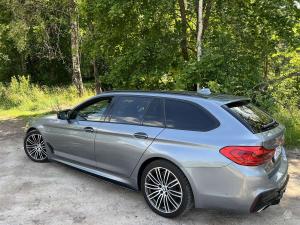 Grey BMW 525 2018 in Vilnius, with an engine capacity of 2.00 L and mileage of 211 thousand km for 16600 €, photo 16 on AUTOMOTO.COM.LV