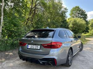 Grey BMW 525 2018 in Vilnius, with an engine capacity of 2.00 L and mileage of 211 thousand km for 16600 €, photo 18 on AUTOMOTO.COM.LV