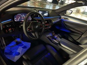 Grey BMW 525 2018 in Vilnius, with an engine capacity of 2.00 L and mileage of 211 thousand km for 16600 €, photo 48 on AUTOMOTO.COM.LV