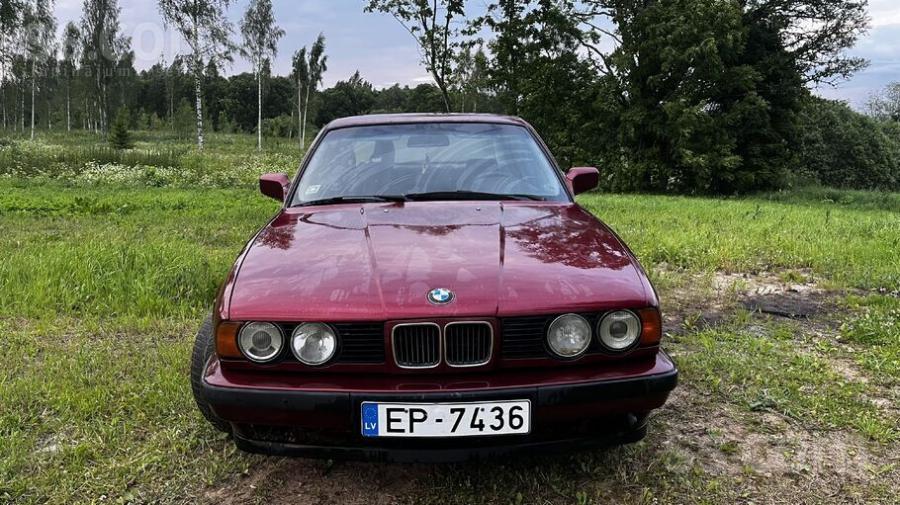 Sarkans BMW 525 1990 Madona, ar dzinēja tilpumu 2.50 L un nobraukumu 298 tūkst. km par 2850 €, foto 2 vietnē AUTOMOTO.COM.LV