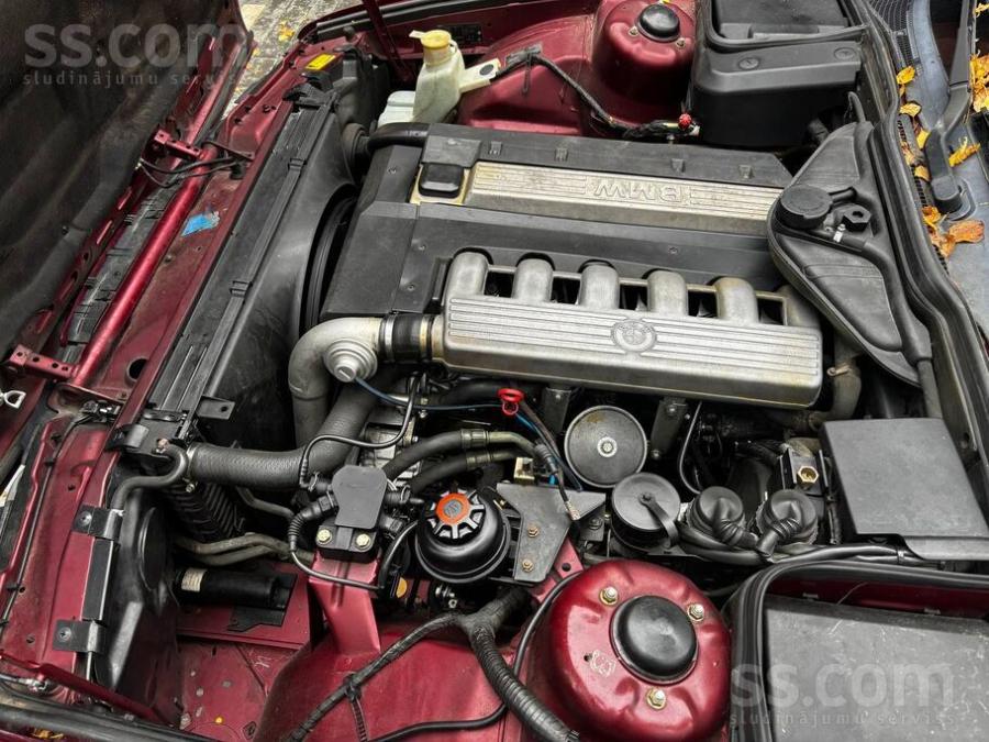 Red BMW 525 1991 in Riga, with an engine capacity of 2.50 L and mileage of 185 thousand km for 7200 €, photo 14 on AUTOMOTO.COM.LV