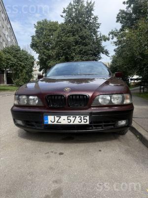 Красный БМВ 525 1996 в Рига, объемом двигателя 2.50 л и пробегом 372 тыс. км за 1650 €, фото  на AUTOMOTO.COM.LV