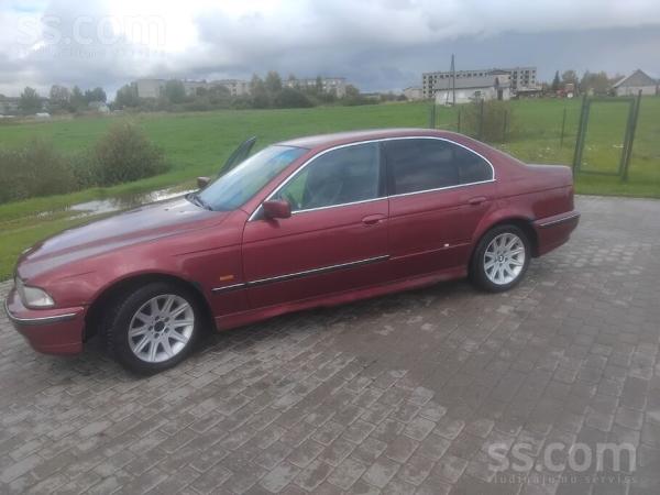 Красный БМВ 525 1997 в Балви, объемом двигателя 2.50 л и пробегом 350 тыс. км за 1370 €, фото 4 на AUTOMOTO.COM.LV