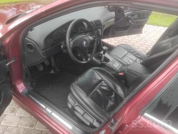 Sarkans BMW 525 1997 Balvi, ar dzinēja tilpumu 2.50 L un nobraukumu 350 tūkst. km par 1370 €, foto 6 vietnē AUTOMOTO.COM.LV