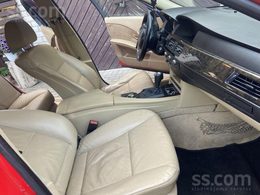 Sarkans BMW 525 2004 Talsi, ar dzinēja tilpumu 2.50 L un nobraukumu 0 tūkst. km par 3600 €, foto 6 vietnē AUTOMOTO.COM.LV