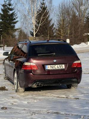 Red BMW 525 2007 in Vilnius, with an engine capacity of 2.99 L and mileage of 354 thousand km for 6000 €, photo 17 on AUTOMOTO.COM.LV