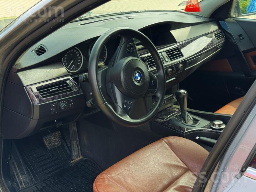 BMW 525 2003 Ogre, ar dzinēja tilpumu 2.50 L un nobraukumu 398 tūkst. km par 3950 €, foto 8 vietnē AUTOMOTO.COM.LV