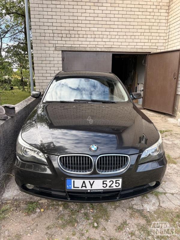 BMW 525 2004 Viļņa, ar dzinēja tilpumu 2.50 L un nobraukumu 417 tūkst. km par 3299 €, foto 1 vietnē AUTOMOTO.COM.LV
