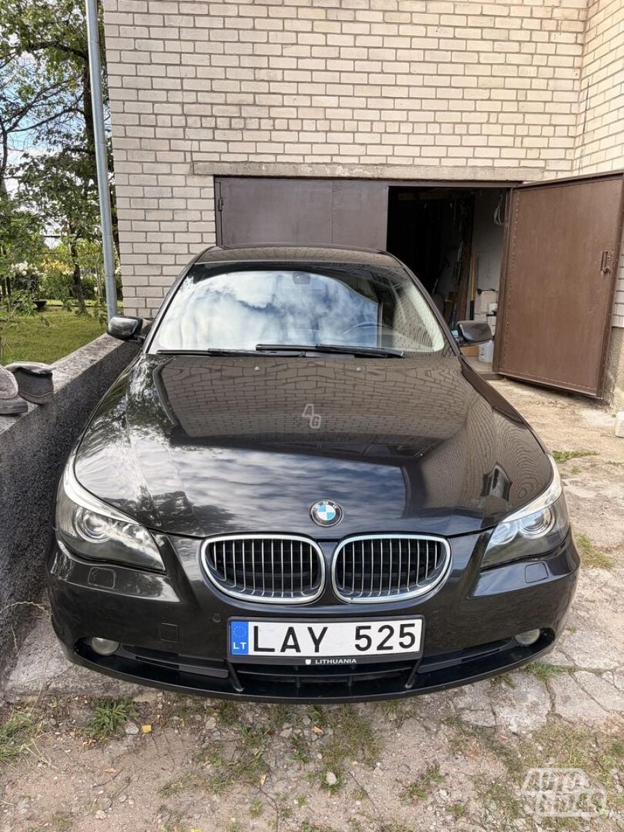 BMW 525 2004 in Vilnius, with an engine capacity of 2.50 L and mileage of 417 thousand km for 3499 €, photo 1 on AUTOMOTO.COM.LV