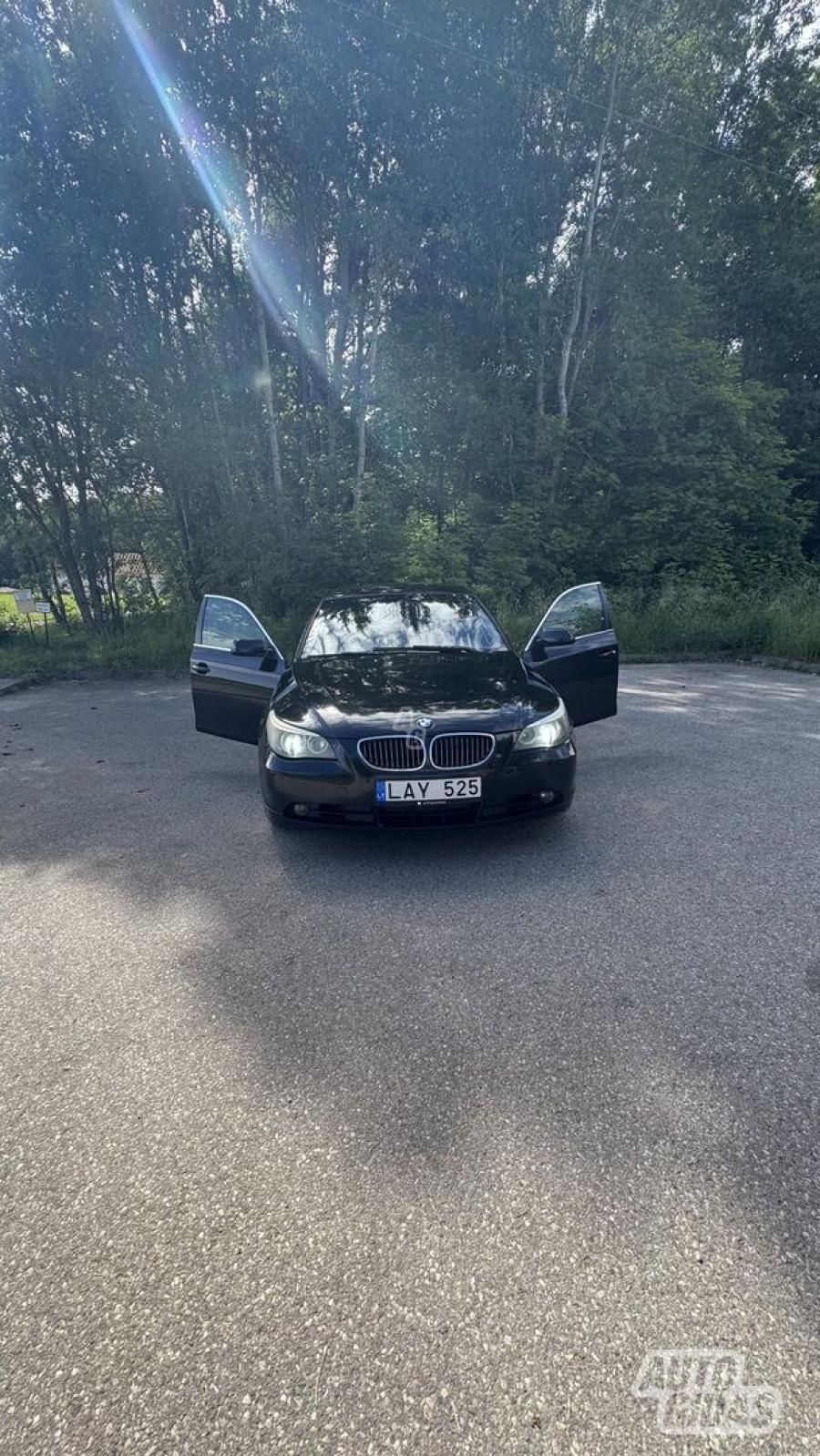 BMW 525 2004 in Vilnius, with an engine capacity of 2.50 L and mileage of 417 thousand km for 3499 €, photo 12 on AUTOMOTO.COM.LV