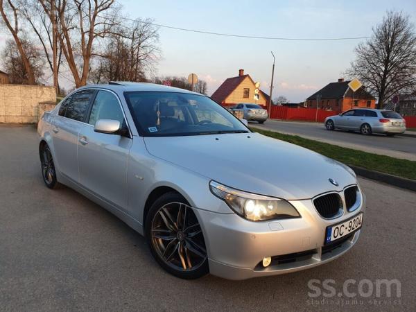 BMW 525 2005 in Daugavpils, with an engine capacity of 2.50 L and mileage of 0 thousand km for 3800 €, photo 3 on AUTOMOTO.COM.LV