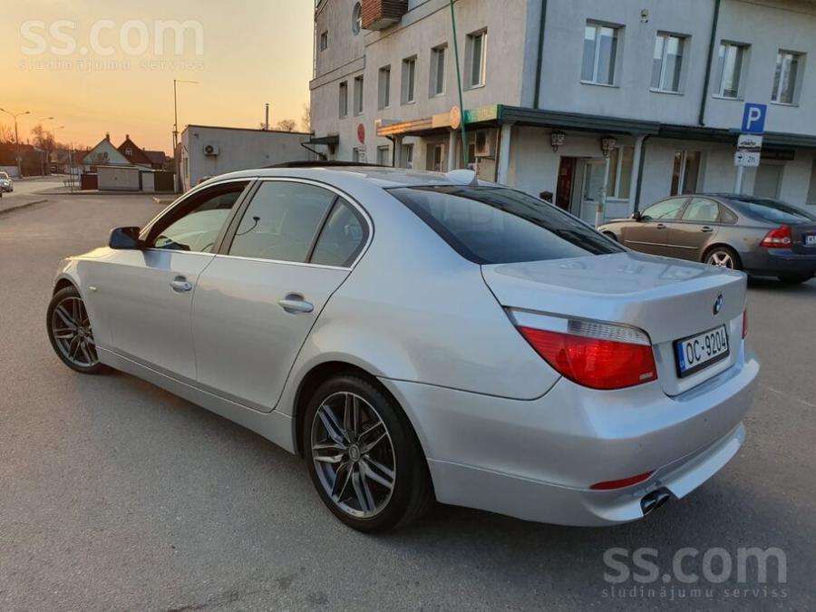 BMW 525 2005 in Daugavpils, with an engine capacity of 2.50 L and mileage of 0 thousand km for 3800 €, photo 5 on AUTOMOTO.COM.LV