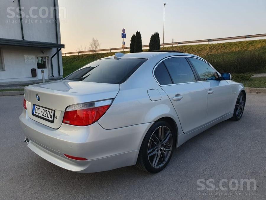 BMW 525 2005 in Daugavpils, with an engine capacity of 2.50 L and mileage of 0 thousand km for 3800 €, photo 9 on AUTOMOTO.COM.LV