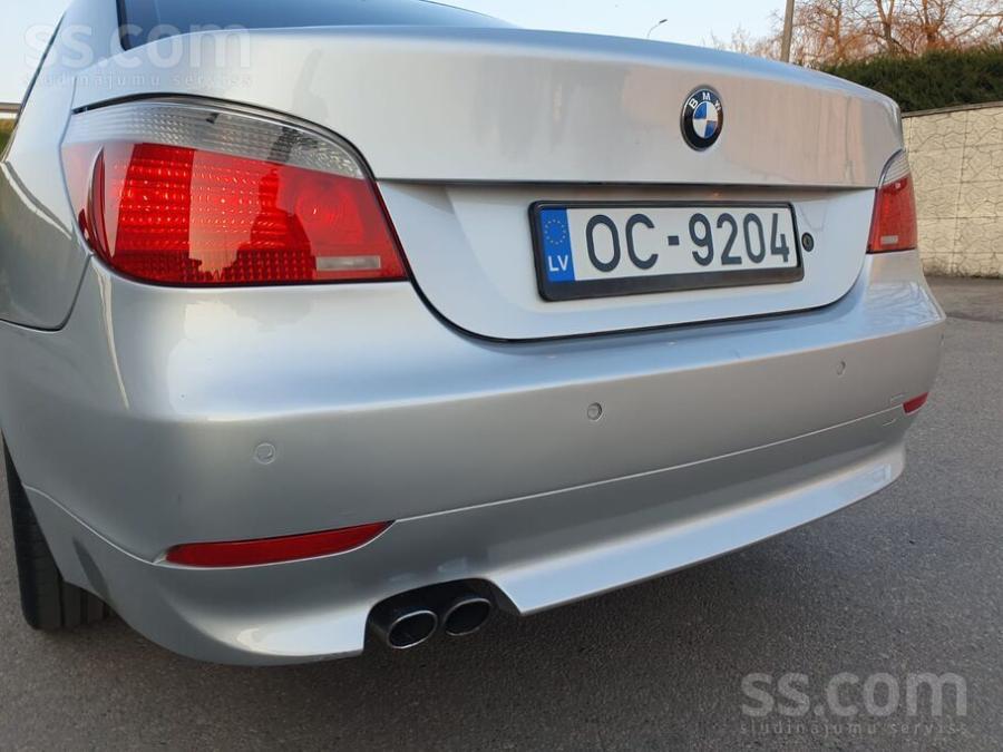 BMW 525 2005 in Daugavpils, with an engine capacity of 2.50 L and mileage of 0 thousand km for 3800 €, photo 13 on AUTOMOTO.COM.LV