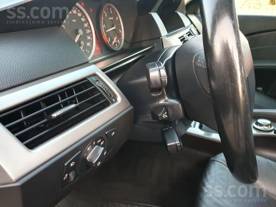 BMW 525 2005 in Daugavpils, with an engine capacity of 2.50 L and mileage of 0 thousand km for 3800 €, photo 20 on AUTOMOTO.COM.LV