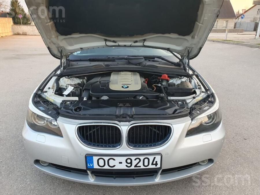 BMW 525 2005 in Daugavpils, with an engine capacity of 2.50 L and mileage of 0 thousand km for 3800 €, photo 31 on AUTOMOTO.COM.LV