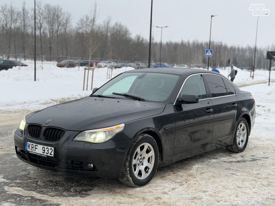 BMW 525 2005 in Vilnius, with an engine capacity of 2.50 L and mileage of 340 thousand km for 3499 €, photo 6 on AUTOMOTO.COM.LV