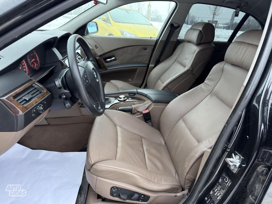 BMW 525 2005 in Vilnius, with an engine capacity of 2.50 L and mileage of 340 thousand km for 3499 €, photo 16 on AUTOMOTO.COM.LV