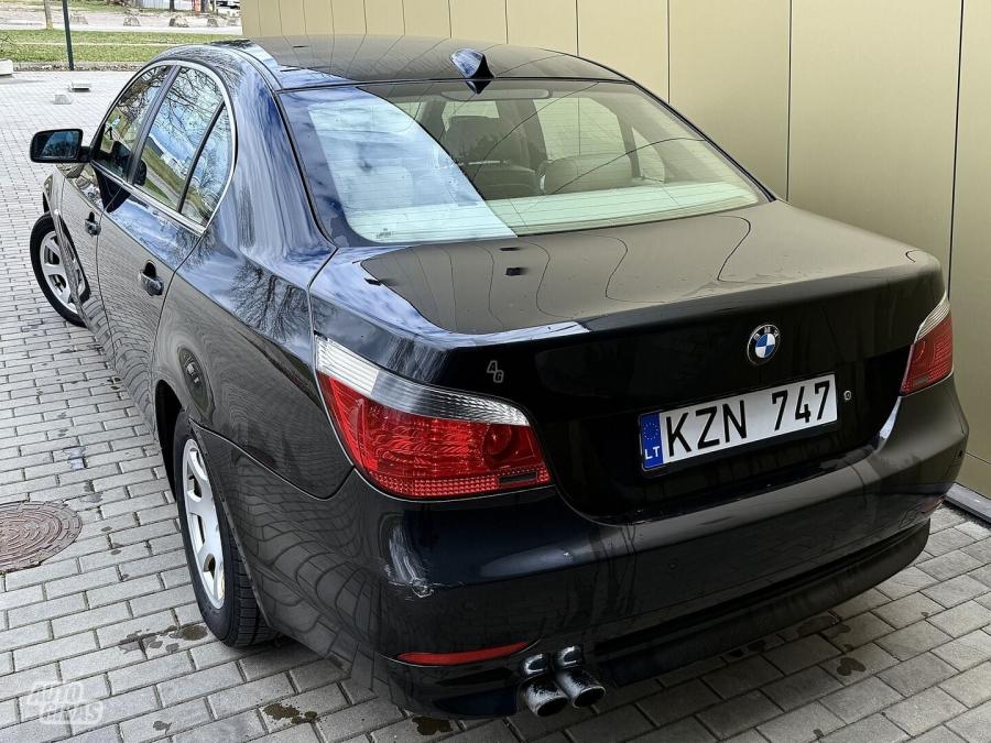 BMW 525 2005 in Kaunas, with an engine capacity of 2.50 L and mileage of 475 thousand km for 2150 €, photo 9 on AUTOMOTO.COM.LV