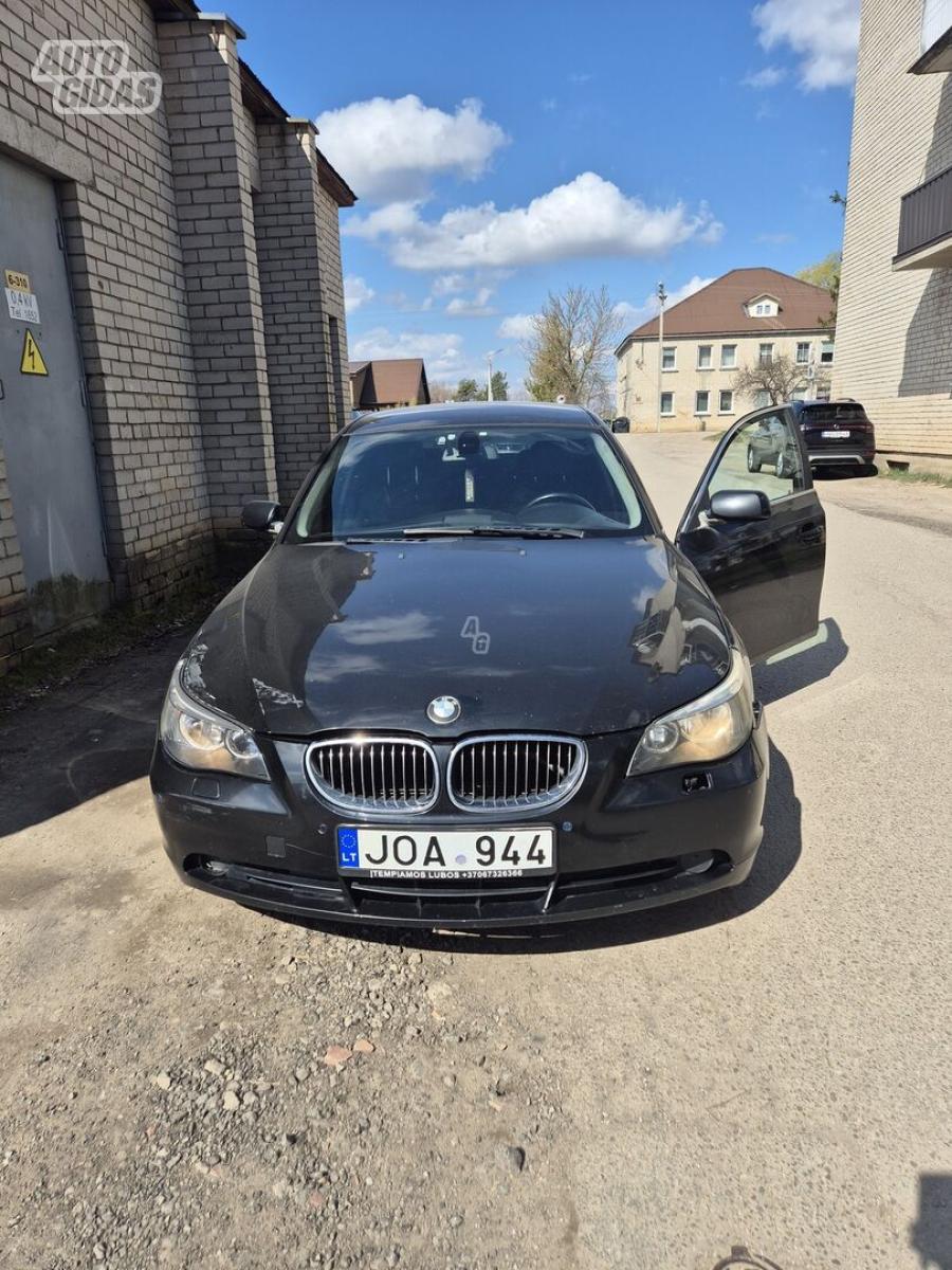 BMW 525 2005 in Vilnius, with an engine capacity of 2.50 L and mileage of 438 thousand km for 2100 €, photo 1 on AUTOMOTO.COM.LV