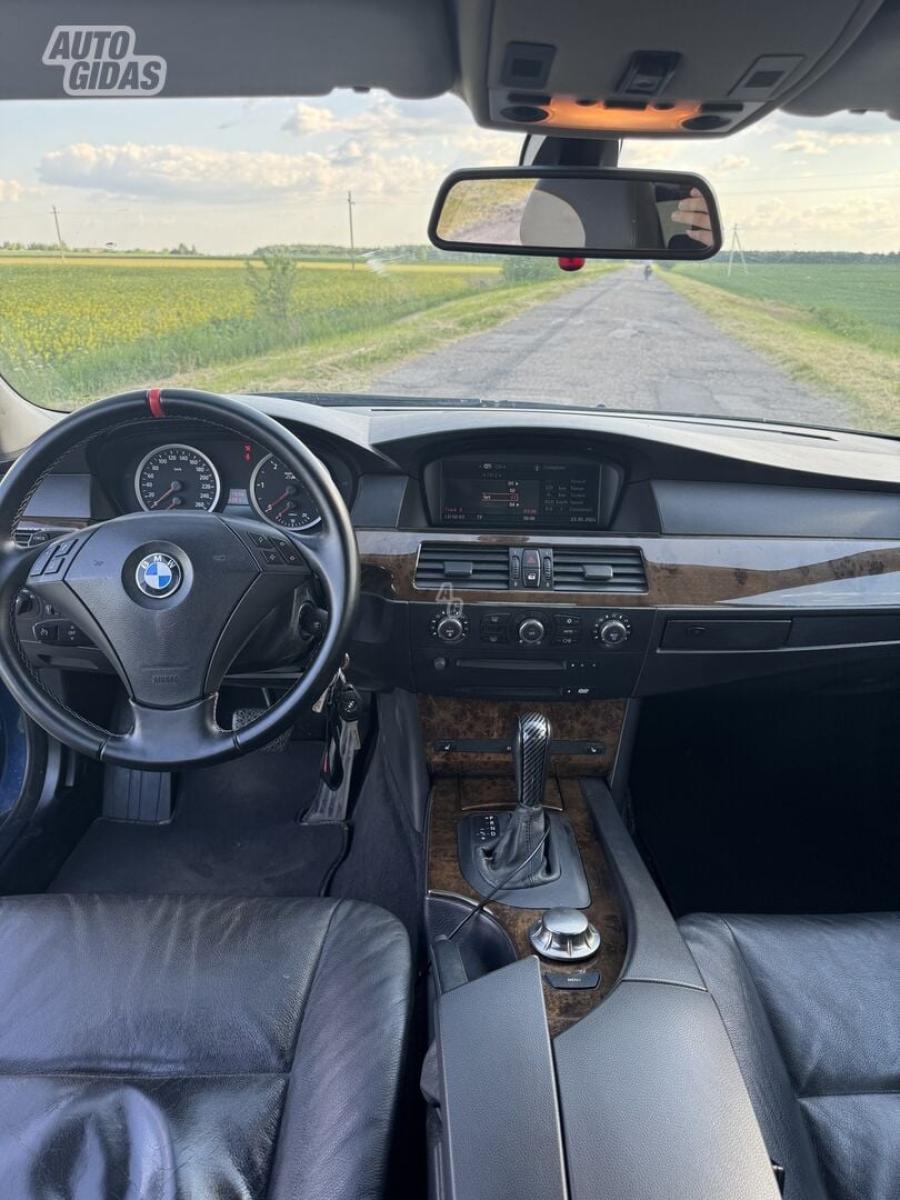 BMW 525 2005 in Vilnius, with an engine capacity of 2.50 L and mileage of 345 thousand km for 2500 €, photo 5 on AUTOMOTO.COM.LV