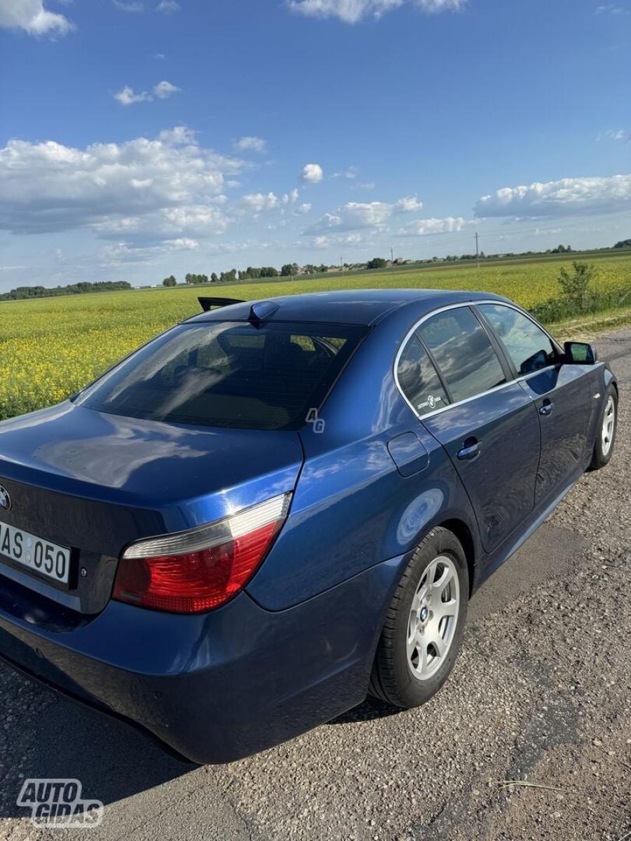 BMW 525 2005 in Vilnius, with an engine capacity of 2.50 L and mileage of 345 thousand km for 2500 €, photo 7 on AUTOMOTO.COM.LV