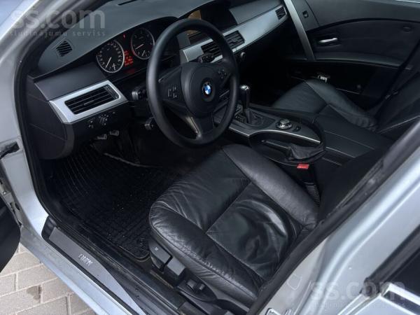 BMW 525 2005 in Jelgava, with an engine capacity of 2.50 L and mileage of 308 thousand km for 4300 €, photo 6 on AUTOMOTO.COM.LV