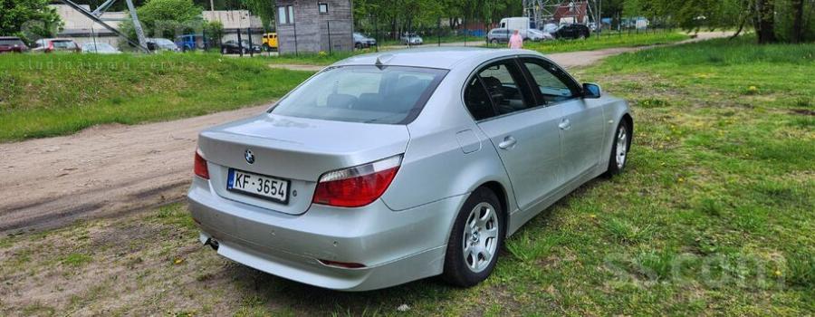 BMW 525 2005 in Riga, with an engine capacity of 2.50 L and mileage of 345 thousand km for 2550 €, photo 6 on AUTOMOTO.COM.LV