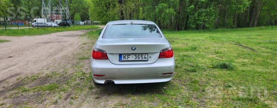 BMW 525 2005 in Riga, with an engine capacity of 2.50 L and mileage of 345 thousand km for 2550 €, photo 9 on AUTOMOTO.COM.LV