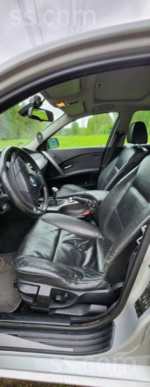 BMW 525 2005 in Riga, with an engine capacity of 2.50 L and mileage of 345 thousand km for 2550 €, photo 13 on AUTOMOTO.COM.LV