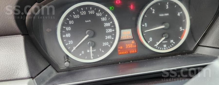 BMW 525 2005 in Riga, with an engine capacity of 2.50 L and mileage of 345 thousand km for 2550 €, photo 15 on AUTOMOTO.COM.LV
