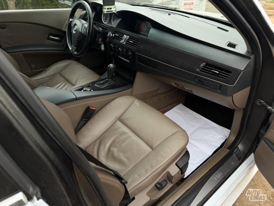 BMW 525 2006 in Vilnius, with an engine capacity of 2.50 L and mileage of 410 thousand km for 3650 €, photo 21 on AUTOMOTO.COM.LV
