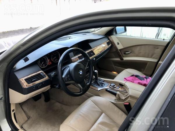 BMW 525 2006 Jūrmala, ar dzinēja tilpumu 2.50 L un nobraukumu 207 tūkst. km par 4800 €, foto 8 vietnē AUTOMOTO.COM.LV