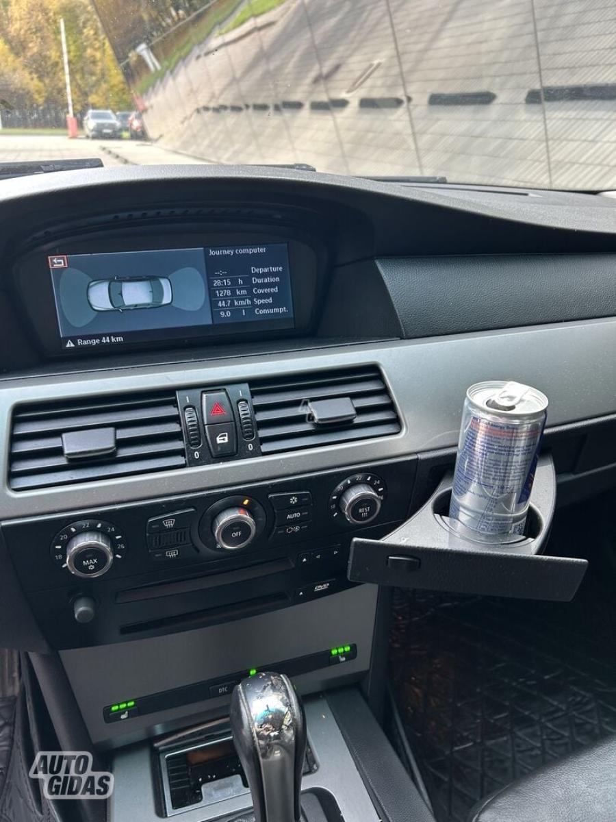 BMW 525 2006 in Kaunas, with an engine capacity of 2.50 L and mileage of 274 thousand km for 3200 €, photo 16 on AUTOMOTO.COM.LV