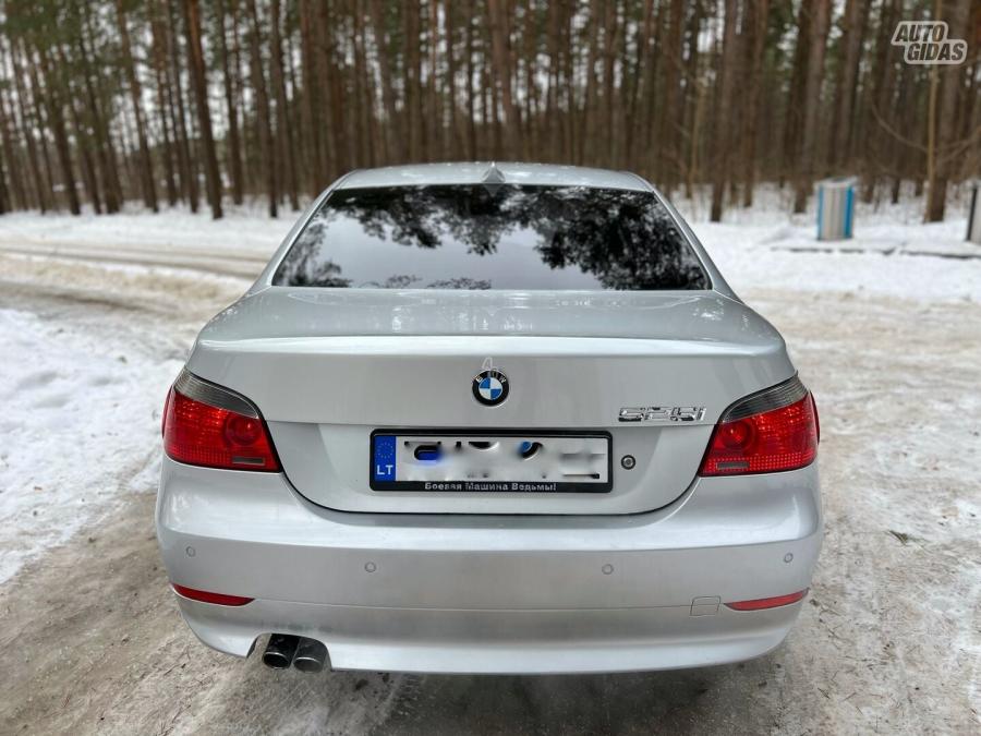 BMW 525 2007 in Vilnius, with an engine capacity of 2.50 L and mileage of 279 thousand km for 3649 €, photo 7 on AUTOMOTO.COM.LV