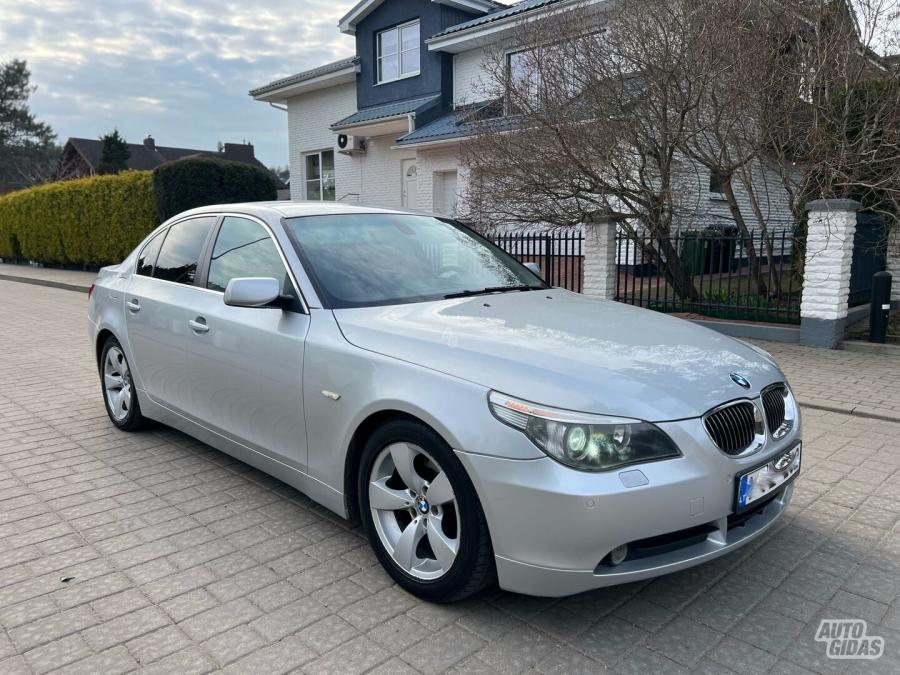 BMW 525 2007 in Vilnius, with an engine capacity of 2.50 L and mileage of 286 thousand km for 3449 €, photo 4 on AUTOMOTO.COM.LV