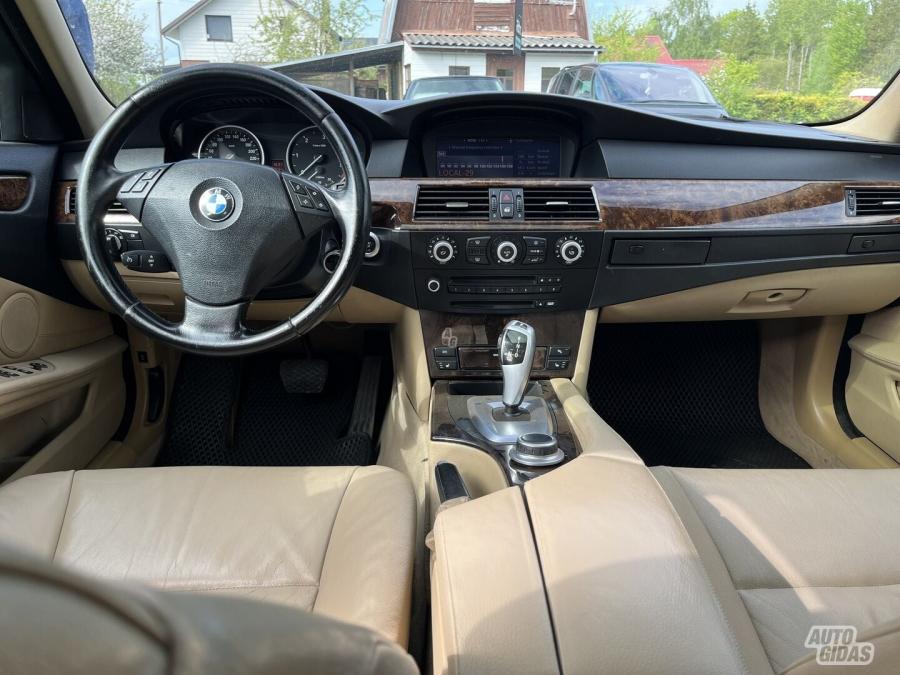 BMW 525 2008 in Kaunas, with an engine capacity of 3.00 L and mileage of 49 thousand km for 3999 €, photo 7 on AUTOMOTO.COM.LV