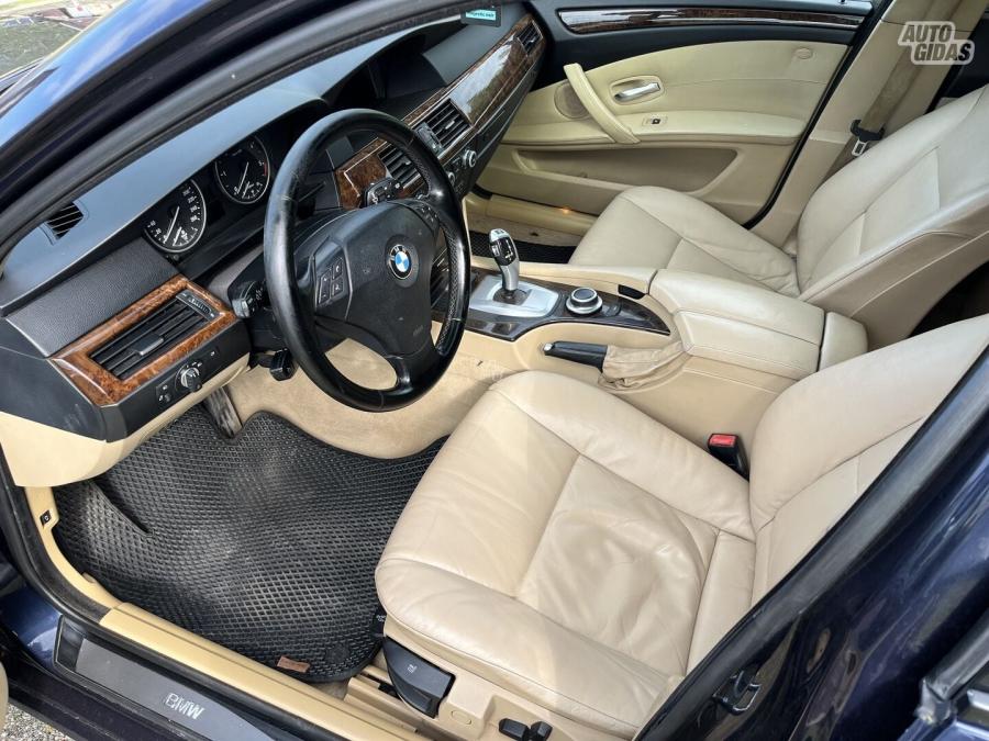 BMW 525 2008 in Kaunas, with an engine capacity of 3.00 L and mileage of 49 thousand km for 3999 €, photo 8 on AUTOMOTO.COM.LV