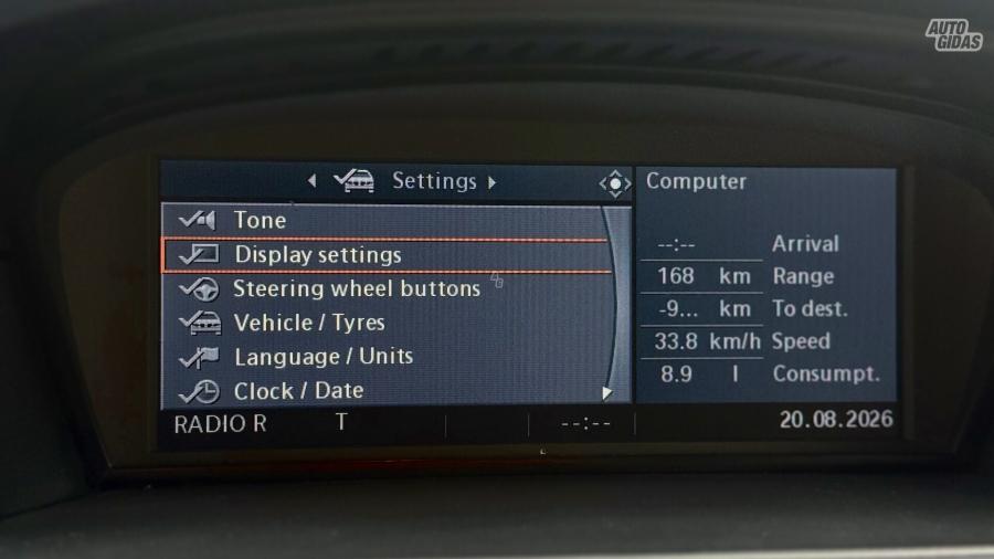 BMW 525 2008 Viļņa, ar dzinēja tilpumu 3.00 L un nobraukumu 400 tūkst. km par 3250 €, foto 14 vietnē AUTOMOTO.COM.LV