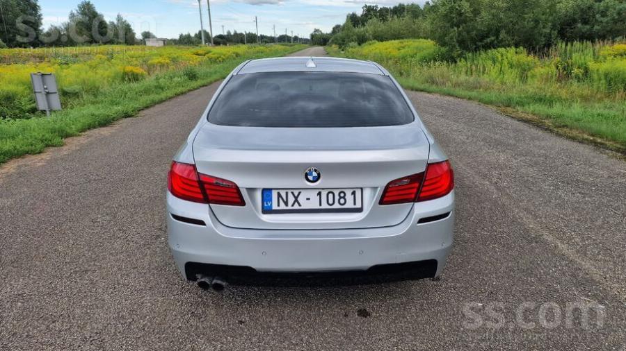 BMW 525 2010 in Bauska, with an engine capacity of 3.00 L and mileage of 297 thousand km for 8490 €, photo 6 on AUTOMOTO.COM.LV