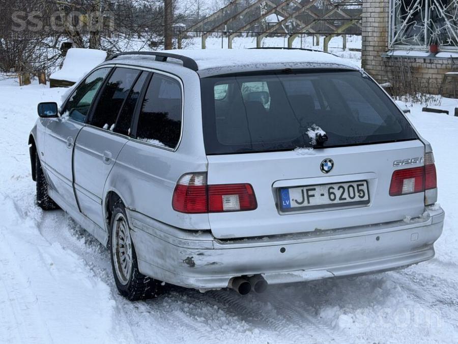 BMW 525 2001 in Jelgava, with an engine capacity of 2.50 L and mileage of 431 thousand km for 990 €, photo 3 on AUTOMOTO.COM.LV