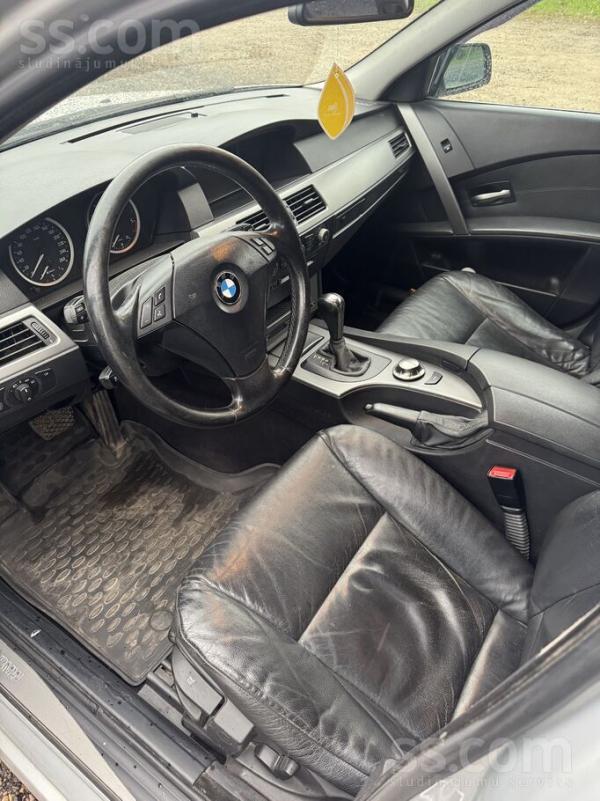 BMW 525 2004 Ogre, ar dzinēja tilpumu 2.50 L un nobraukumu 395 tūkst. km par 2250 €, foto 5 vietnē AUTOMOTO.COM.LV
