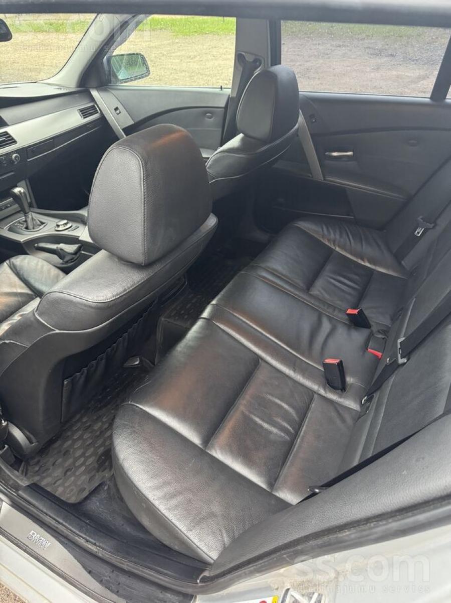 BMW 525 2004 Ogre, ar dzinēja tilpumu 2.50 L un nobraukumu 395 tūkst. km par 2250 €, foto 8 vietnē AUTOMOTO.COM.LV