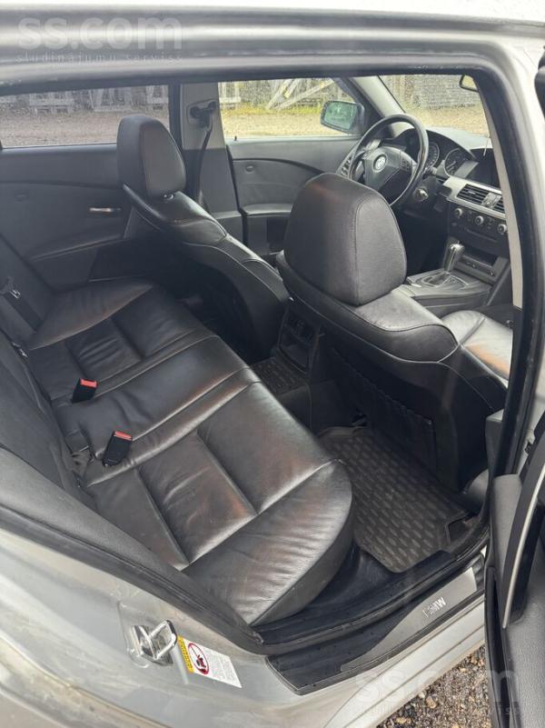 BMW 525 2004 in Ogre, with an engine capacity of 2.50 L and mileage of 395 thousand km for 2250 €, photo 8 on AUTOMOTO.COM.LV